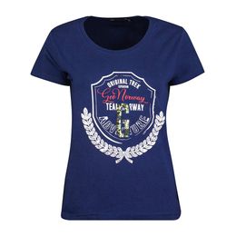 Geographical Norway Shirt "Jirondelle" in Dunkelblau - 62% | Gr&ouml;&szlig;e XL | Damen-tops