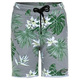 Blue Effect Sweatshorts in Grau/ Grün - 56% | Größe 128 | Kinderhosen