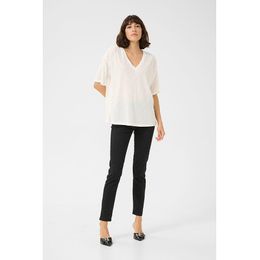 Kaffe Shirt "Gerit" in Wei&szlig; - 77% | Gr&ouml;&szlig;e M | Damen-tops