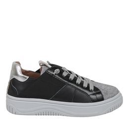 CRICK IT Crickit Low-Top Sneaker - Sneaker SILVIA - Gr. 37 (EU) - in Schwarz - f&uuml;r Damen