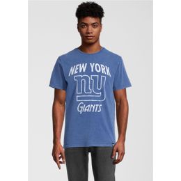 Recovered Herren T-Shirt "NFL NY Giants Logo", blau, Gr. S, bedruckt, 100% Baumwolle, Shirts, für alle New York Giants-Fans
