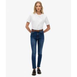 Superdry Damen Skinny Jeans aus Bio-baumwolle mit Hohem Bund Blue - Gr&ouml;&szlig;e: 26/32 2123632000273I7J052