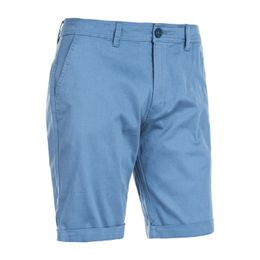 CRUZ Herren Shorts "Jerryne", blau, Gr. XXL, unifarben, 97% Baumwolle, 3% Elasthan, Hosen, mit praktischen Seitentaschen