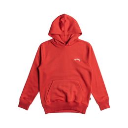 Billabong Jungen Kapuzensweatshirt "Arch", rot, Gr. 14, 60% Polyester, 40% Baumwolle, Sweatshirts