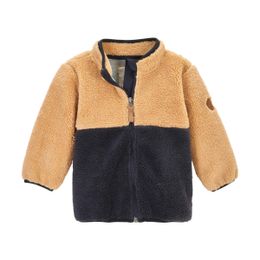 Jungen Fleecejacke "FIOW 24 MNS KNTFLC JCKT", beige, Gr. 122, FIRST INSTINCT BY Killtec, Oberstoff: Oberseite: 100% Polyester, R&uuml;ckseite: 65%