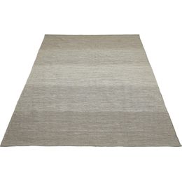 Teppich ANDIAMO, B:70cm H:8mm L:140cm, beige, Baumwolle, Wohnzimmer, Teppiche, "Opland", meliert, mit Farbverlauf, reine Baumwolle