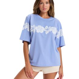 Roxy Damen Shirttop "Hangloose Placed", lila, Gr. XS, [Hauptstoff] 100% Baumwolle, Tops