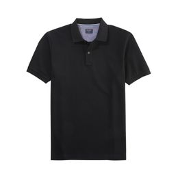 OLYMP Herren Poloshirt "Casual", schwarz, Gr. L, Piqué, Obermaterial: 100% Baumwolle, Shirts