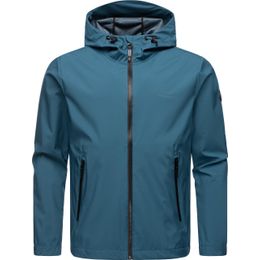 Ragwear Herren Softshelljacke "Shellwie", blau, Gr. L, Obermaterial: 100% Polyester, Futter: 100% Polyester, Jacken, Wasserdichte Herren