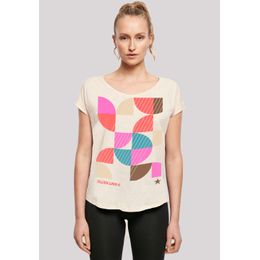 F4NT4STIC Damen T-Shirt "Abstrakt", beige, Gr. M, Obermaterial: 100% Baumwolle, Shirts, Print
