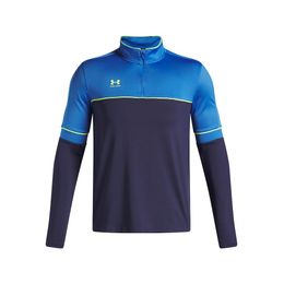 Under Armour Funktionsshirt 'Challenger' Herren Größe XL blau / navy / neongrün
