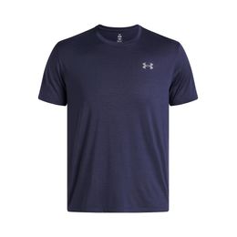 Under Armour Funktionsshirt 'Launch' Herren Gr&ouml;&szlig;e XL marine / wei&szlig;