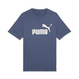 Puma T-Shirt 'Ess No. 1' Herren Gr&ouml;&szlig;e S marine / wei&szlig;