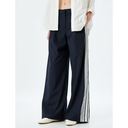 KOTON Hose Damen Größe 44 navy / hellgrau / schwarz / weiß