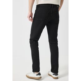 Street One MEN Herren Slim-fit-Jeans, schwarz, Gr. 36, unifarben, Web, 99% Baumwolle, 1% Elasthan, Jeans, 5-Pocket-Style