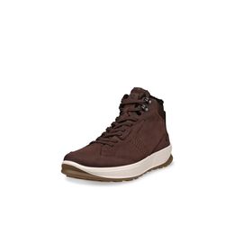 Ecco Herren Schnürboots "ByWay 2.0", Gr. 42, braun, Nubukleder, Schuhe, Stiefelette, High Top Sneaker mit Schaftrandpolsterung
