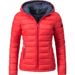 Marikoo Damen Steppjacke "Luci", rot, Gr. XS, Obermaterial: 100% Nylon, Futter: 100% Polyester, Wattierung: 100% Polyester, Ärmelfutter: 100%