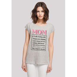 F4NT4STIC Damen T-Shirt "Muttertag Pink Unconditional Love Family", grau, Gr. XS, Obermaterial: 100% Baumwolle, Shirts, Premium Qualität