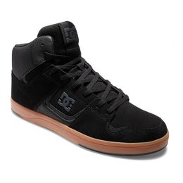 DC Shoes Herren Skateschuh "DC Cure", Gr. 11, schwarz, Obermaterial: Leder [Kuh] / Futter: Textil / Au&szlig;ensohle: Gummi, Schuhe