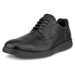 Ecco Herren Schn&uuml;rschuh "S Lite Hybrid", Gr. 40, schwarz, Glattleder, leicht gl&auml;nzend, Schuhe, mit ultraleichter PU-Laufsohle, Freizeitschuh,