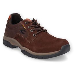 Camel Active Herren Schn&uuml;rschuh, Gr. 41, braun, Nubukleder, Schuhe, Freizeitschuh, Halbschuh, Trekkingschuh mit Profillaufsohle