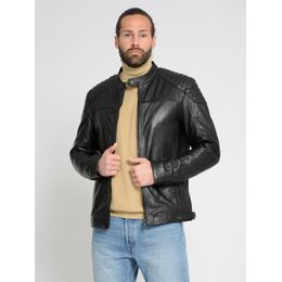 Maze Herren Lederjacke "4202243", schwarz, Gr. S, Obermaterial: 100% Lammleder; Futter: 100% Baumwolle; &Auml;rmelfutter: 100% Polyester, Jacken