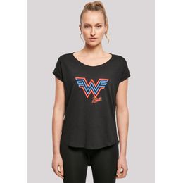 F4NT4STIC Damen T-Shirt "DC Comics Wonder Woman 84 Neon Emblem", schwarz, Gr. XS, Obermaterial: 100% Baumwolle, Shirts, Print