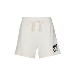 HUGO UNDERWEAR Damen Sweatshorts "DAIZY_SHORTS", Gr. XS, beige, Sweatware, Obermaterial: 65% Modal, 28% Baumwolle, 7% Elasthan, unifarben, Hosen, mit