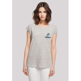 F4NT4STIC Damen T-Shirt "University Soccer Club Classic Minimalist", grau, Gr. S, Obermaterial: 100% Baumwolle, Shirts, Premium Qualit&auml;t