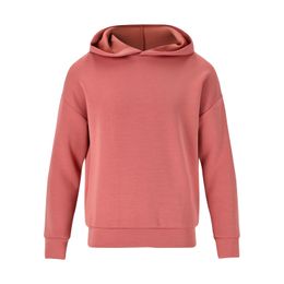 Endurance Mädchen Kapuzensweatshirt "Timmia", rot, Gr. 152, unifarben, 51% Polyester, 44% Modal, 5% Elasthan, Sweatshirts, mit kuscheligem Komfort