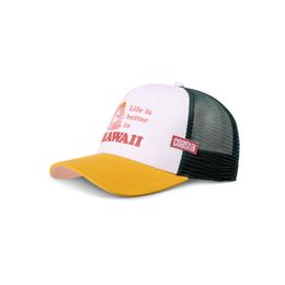 Coastal Cap 'Better Hawaii' Damen Gr&ouml;&szlig;e 55/60 safran / gr&uuml;n / rot / wei&szlig;