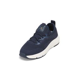 Marc O'Polo MARC O'POLO Damen Sneaker "aus recyceltem Polyester", Gr. 37, blau, Obermaterial: 100% Polyester, unifarben, Schuhe