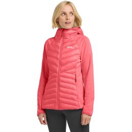 Jack Wolfskin Damen Hybridjacke "ROUTEBURN PRO HYBRID W"sunset, coral, Gr. XS, Obermaterial: 100% POLYESTER; Kontrast:93% POLYESTER, 7% Elastan;