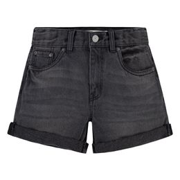 LEVI'S KIDS Mädchen Jeansshorts "LVG MINI MOM SHORT W/ ROLL CUF"yonder w, o destruction, Gr. 8, Denim/Jeans, Obermaterial: 100% Baumwolle, Jeans, for