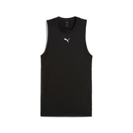 Puma Herren Tanktop "M CLOUDSPUN SOFT BREATHABLE TANK", schwarz, Gr. M, Jersey, Obermaterial: 94% Polyester, 6% Elasthan, Tops