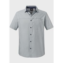 Schöffel SCHÖFFEL Outdoorhemd "Shirt Triest M", grau, Gr. 46, Oberstoff : 69% Baumwolle 25% Nylon 6% Hanf, Hemden