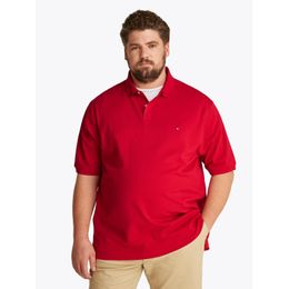 Tommy Hilfiger Big & Tall Herren Poloshirt "BT-1985 REGULAR POLO-B", rot, Gr. XXL, TOMMY HILFIGER BIG & TALL, Jersey, Obermaterial: 96% Baumwolle, 4% Elasthan, Shirts, Große