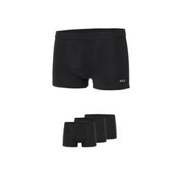 Fila Herren Boxershorts "MAN BOXER SHORTS", Gr. XXL, schwarz, Obermaterial: 95% Baumwolle, 5% Elasthan, unifarben, Unterhosen, mit verst&auml;rktem