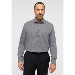 Eterna Herren Langarmhemd "MODERN FIT", schwarz, Gr. 42, 100% Baumwolle, Hemden, NON IRON (b&uuml;gelfrei)