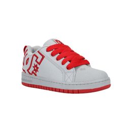 DC Shoes Kinder Sneaker "Court Graffik", Gr. 13,5, rot, Obermaterial: Leder / Futter: Textil / Außensohle: Gummi, Schuhe