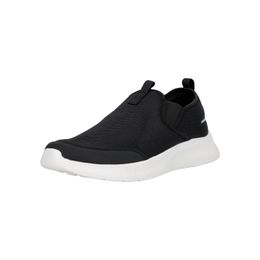 Endurance Herren Sneaker "Alaric", Gr. 45, schwarz, Kunstfaser, Schuhe, im schnürsenkellosen Design
