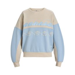 Roxy Damen Sweatshirt "Waves Of Nature", beige, Gr. M, 80% Baumwolle, 20% Polyester, Sweatshirts
