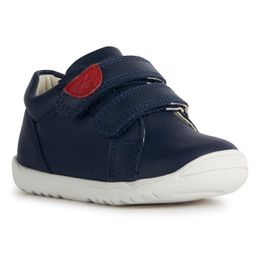 Geox Baby Lauflernschuh "B MACCHIA BOY", Gr. 20, blau, Leder, Synthetik, Schuhe, Babyschuh, Klettschuh, Sneaker für Laufanfänger