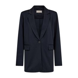Freequent Damen Jackenblazer "FQNANNI", grau, Gr. L, unifarben, Web, Obermaterial: 73% Polyester, 24% Viskose, 3% Elasthan, Blazer, mit