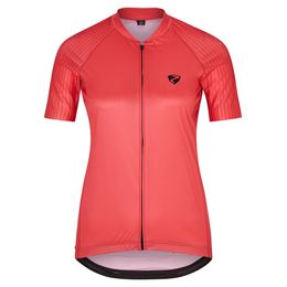 Ziener Damen Radtrikot "NESTELA", rot, Gr. 38, Obermaterial: 1. 100% Polyester; 2. 86% Polyester, 14% Elasthan, Trikots