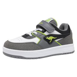 Sneaker Kangaroos "K-CP BOUNDER EV", Damen, Gr. 29, gr&uuml;n (steel grau, neon gr&uuml;n), Synthetik, Schuhe Sneaker