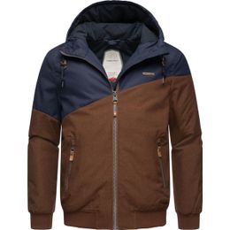 Ragwear Herren Winterjacke "Wings", braun, Gr. M, Au&szlig;enmaterial: Oberer Teil: 65% Polyester, 35% Baumwolle; Unterer Teil: 100% Polyester;