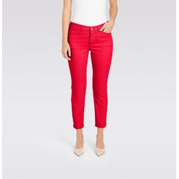 MAC Damen 7/8-Jeans "Dream Chic", rot, Gr. 44, Denim/Jeans, Obermaterial: 88% Baumwolle, 8% Elastomultiester, 4% Elasthan, Jeans, verkürzte Form mit