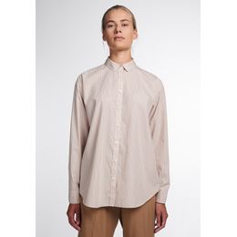 Eterna Damen Hemdbluse "LOOSE FIT", beige, Gr. 38, 100% cotton, Blusen, EASY IRON (b&uuml;gelleicht)