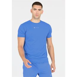 Virtus Herren Funktionsshirt "Roger", blau, Gr. M, unifarben, 84% Polyester, 16% Elasthan, Shirts, mit antibakterieller Silver -Technologie